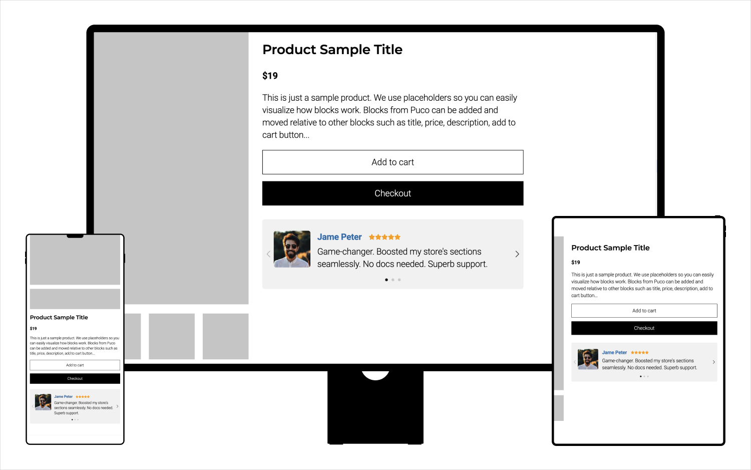 Block: Reviews - Reviews 01 – Puco Sections