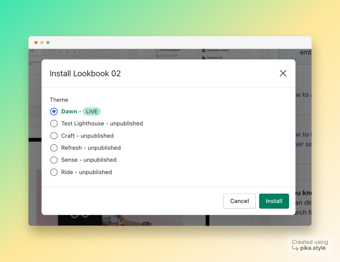 Puco Sections: Theme Sections