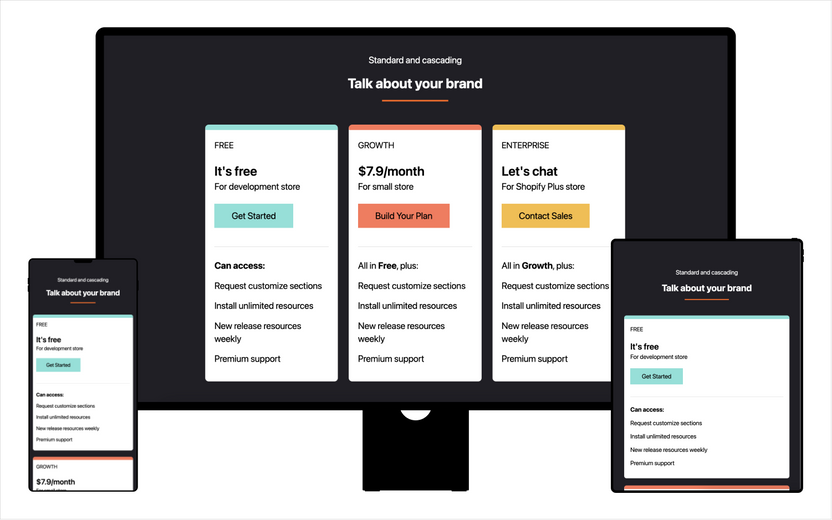All sections – Puco Sections